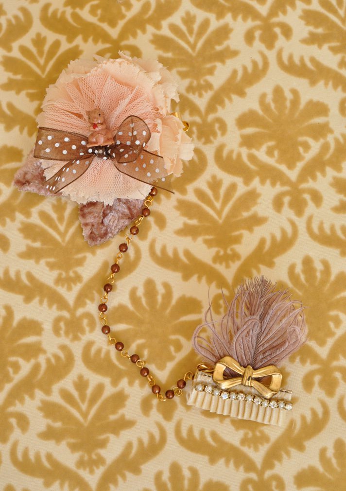 Vintage Glamour Inspired Sweater Guard Clips. - Jennifer Hayslip