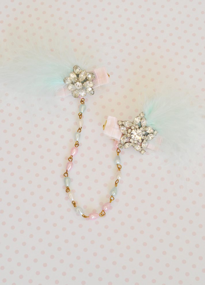 Vintage Glamour Inspired Sweater Guard Clips. - Jennifer Hayslip