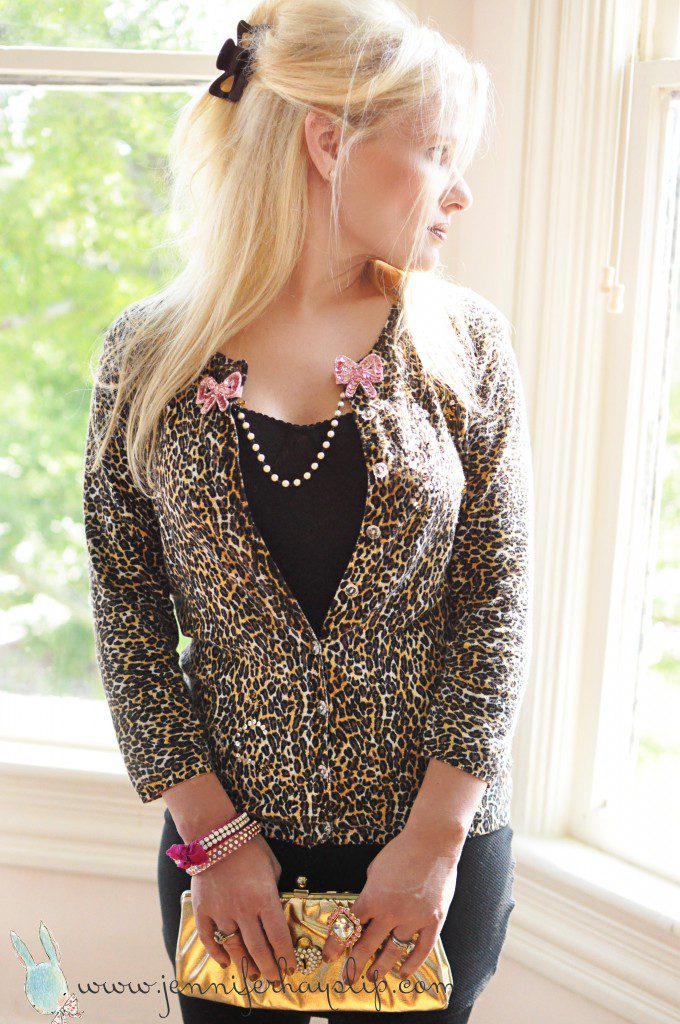 Vintage Glamour Inspired Sweater Guard Clips. - Jennifer Hayslip