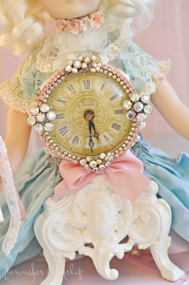 Vintage Princess Fairytale Art Doll Clock | Jennifer Hayslip