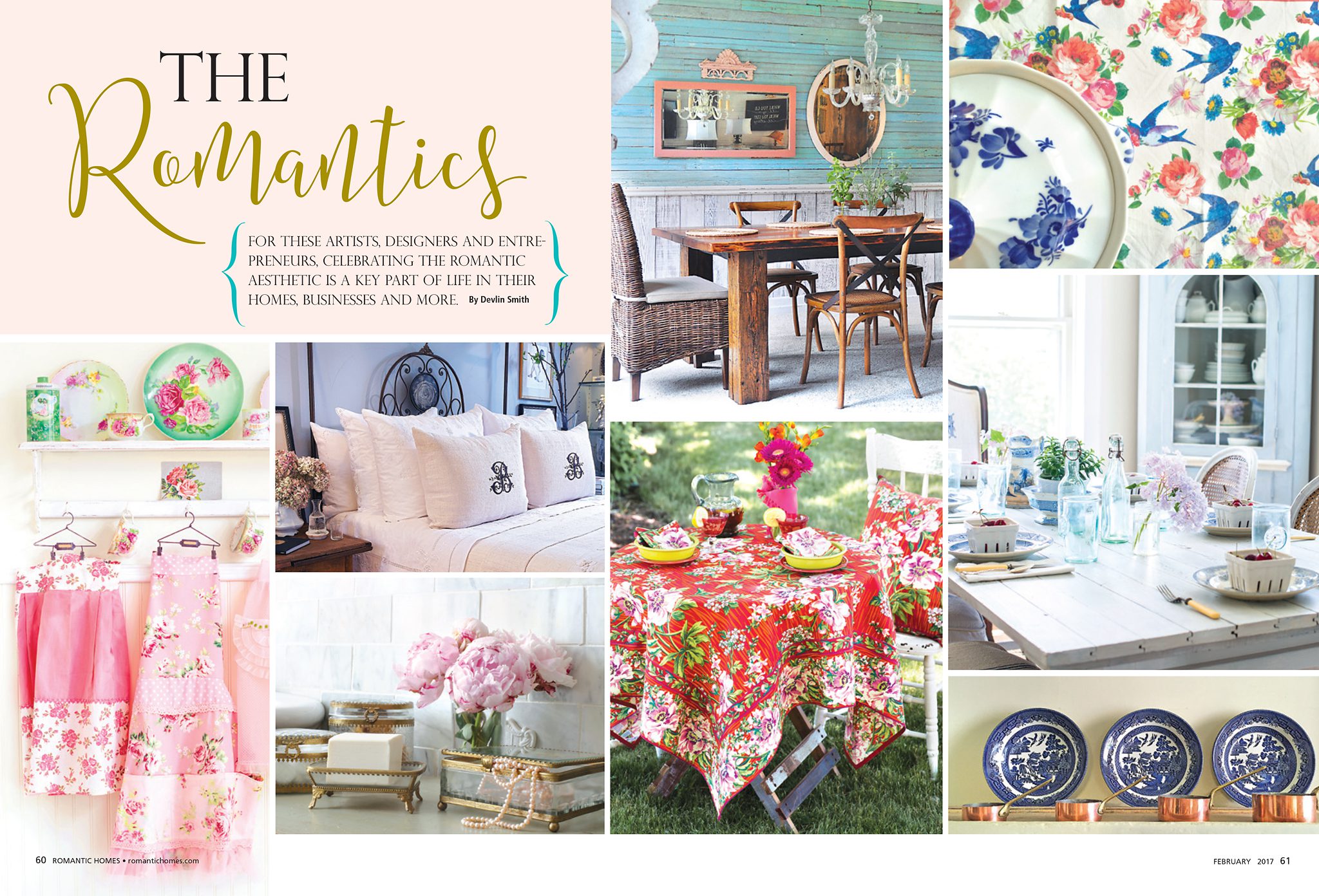 Romantic Homes Magazine | The Romantics | Published | Jennifer Hayslip ...